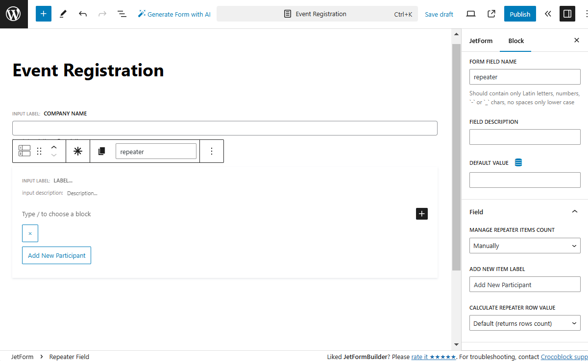 How to Use Repeater and Calculated Fields — JetFormBuilder | Crocoblock How to Use Repeater and Calculated Fields — JetFormBuilder | Crocoblock