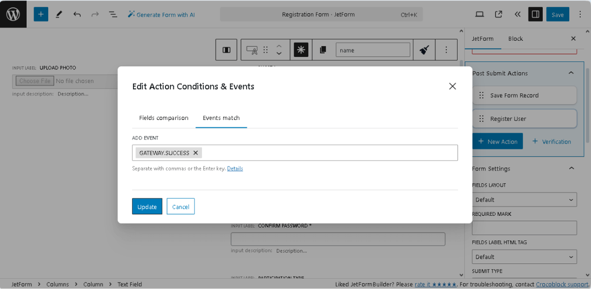 How to Build WordPress Registration Form With Payment 一 JetFormBuilder ...