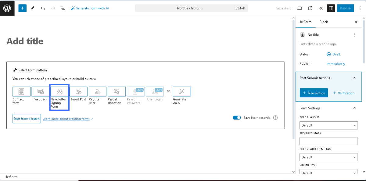 How to Create a Newsletter Signup Form 一 JetFormBuilder | Crocoblock