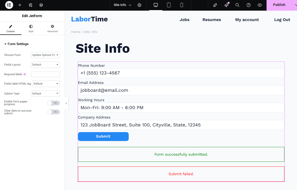 How to Use Update Options Action — JetFormBuilder | Crocoblock