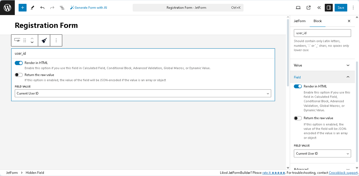 Update User Action Overview – JetFormBuilder | Crocoblock