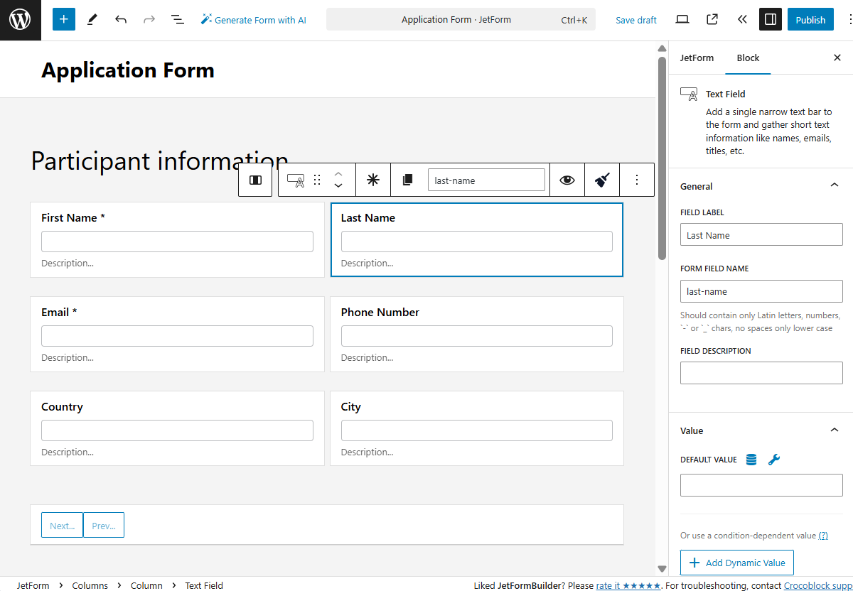 Patterns Overview — JetFormBuilder | Crocoblock
