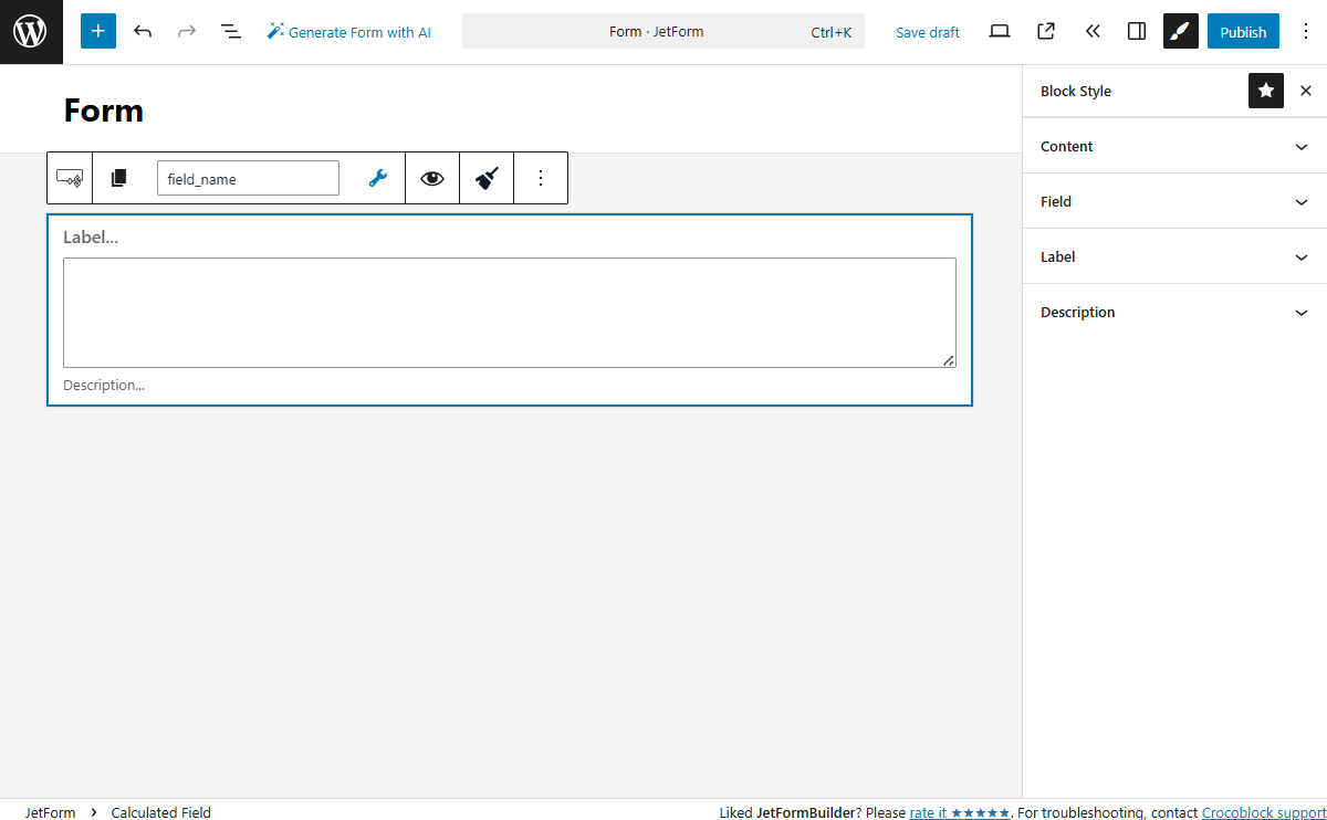Calculated Field Overview — JetFormBuilder | Crocoblock