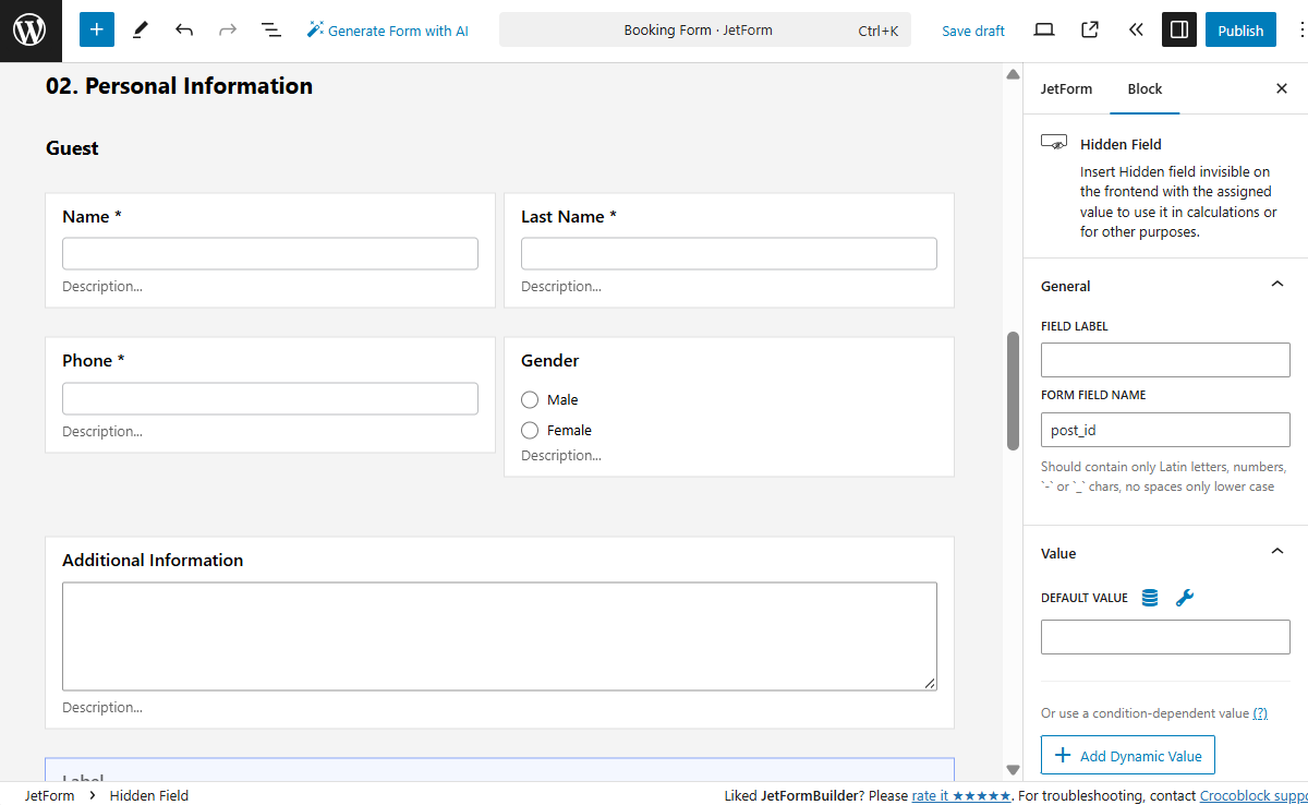 Patterns Overview — JetFormBuilder | Crocoblock