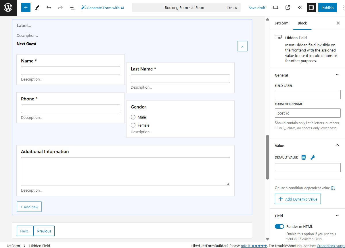 Patterns Overview — JetFormBuilder | Crocoblock