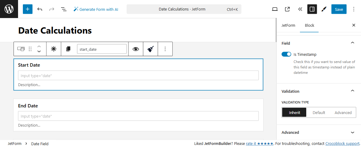 How to Calculate a Date Range — JetFormBuilder | Crocoblock