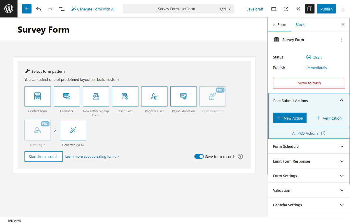 How to Create a Survey Form? — JetFormBuilder | Crocoblock