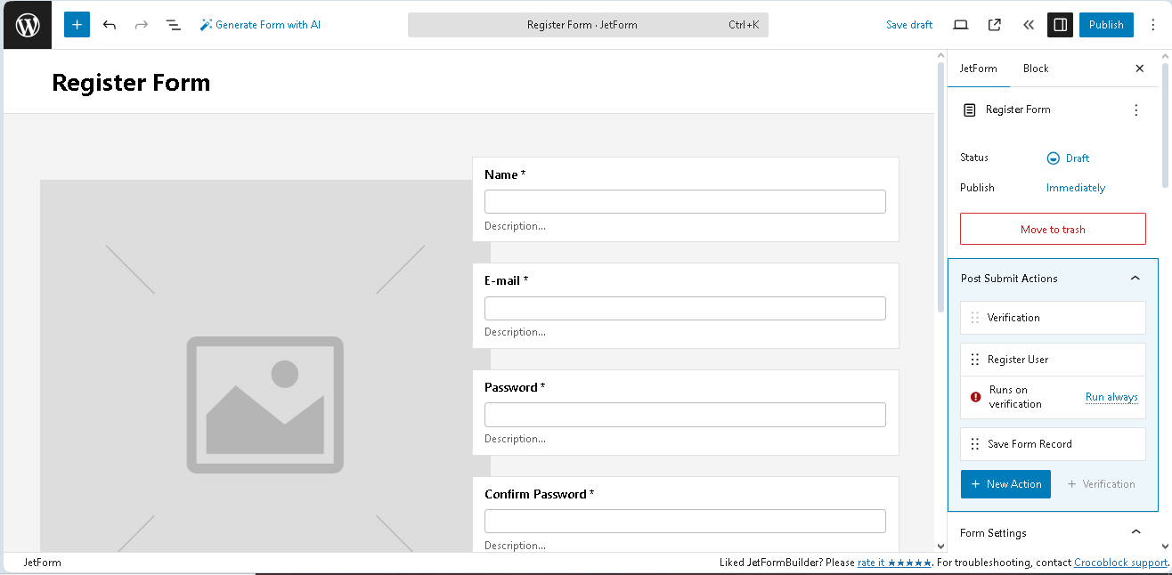 JetFormBuilder: Register User Action Overview | Crocoblock