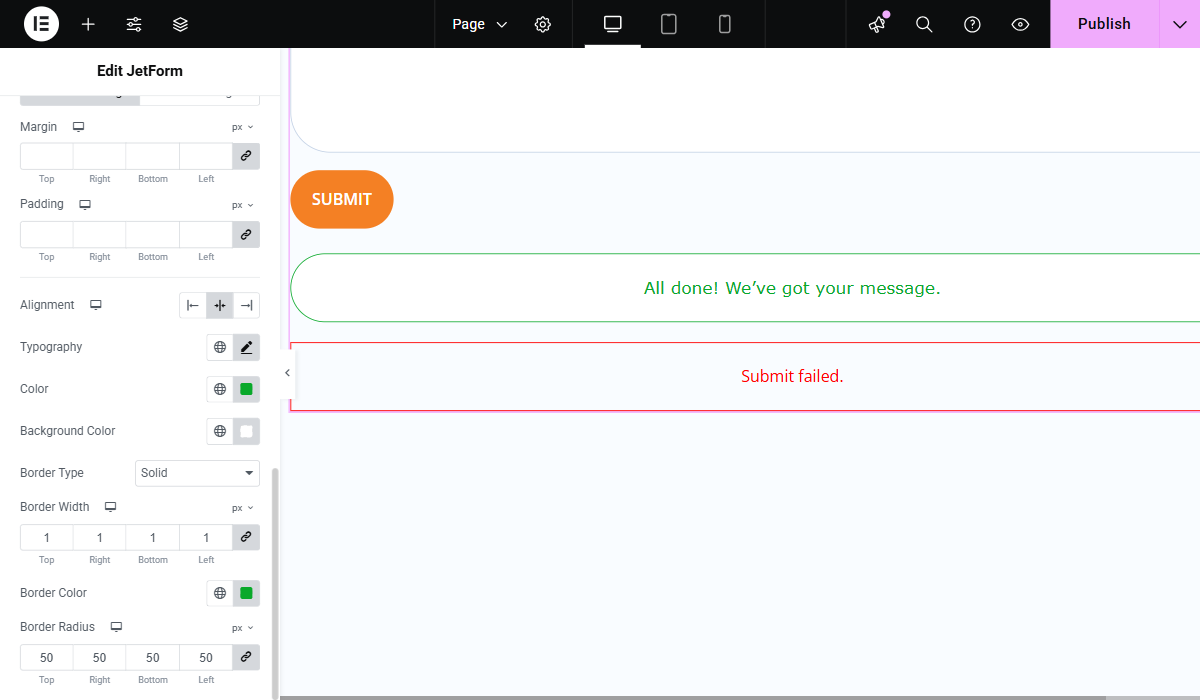How to Сustomize the Сonfirmation Message — JetFormBuilder | Crocoblock