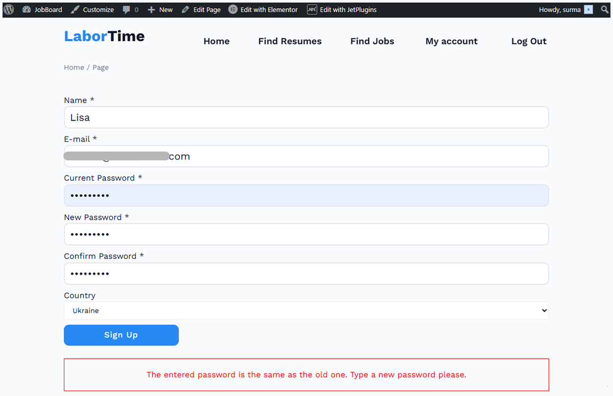 How to Create a Password Change Form for a User Account ...